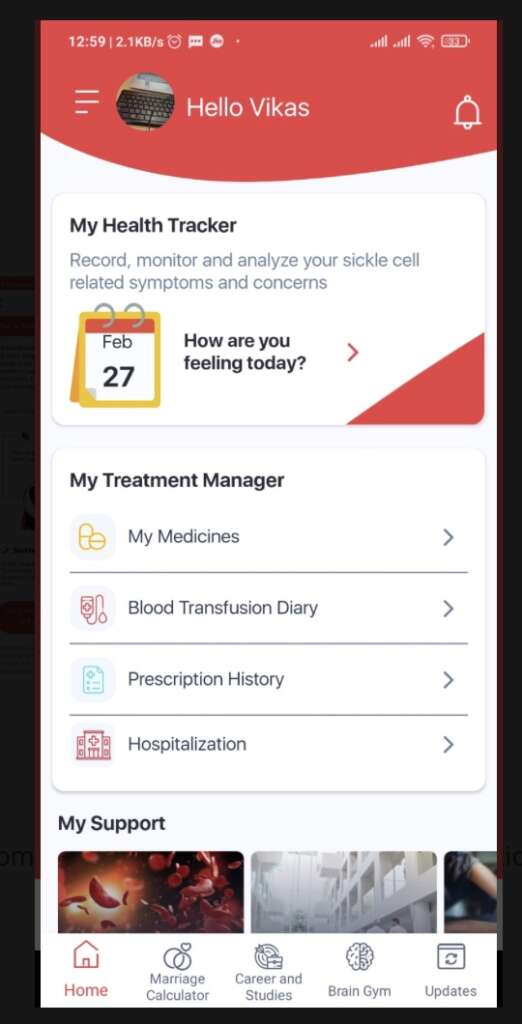 Download The My Sickle Cell App – Heart of Gold – Sickle cell Advocacy ...